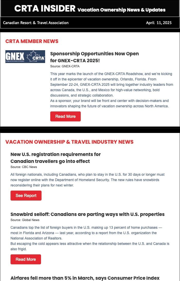 CRTA Weekly Insider April 11, 2025
