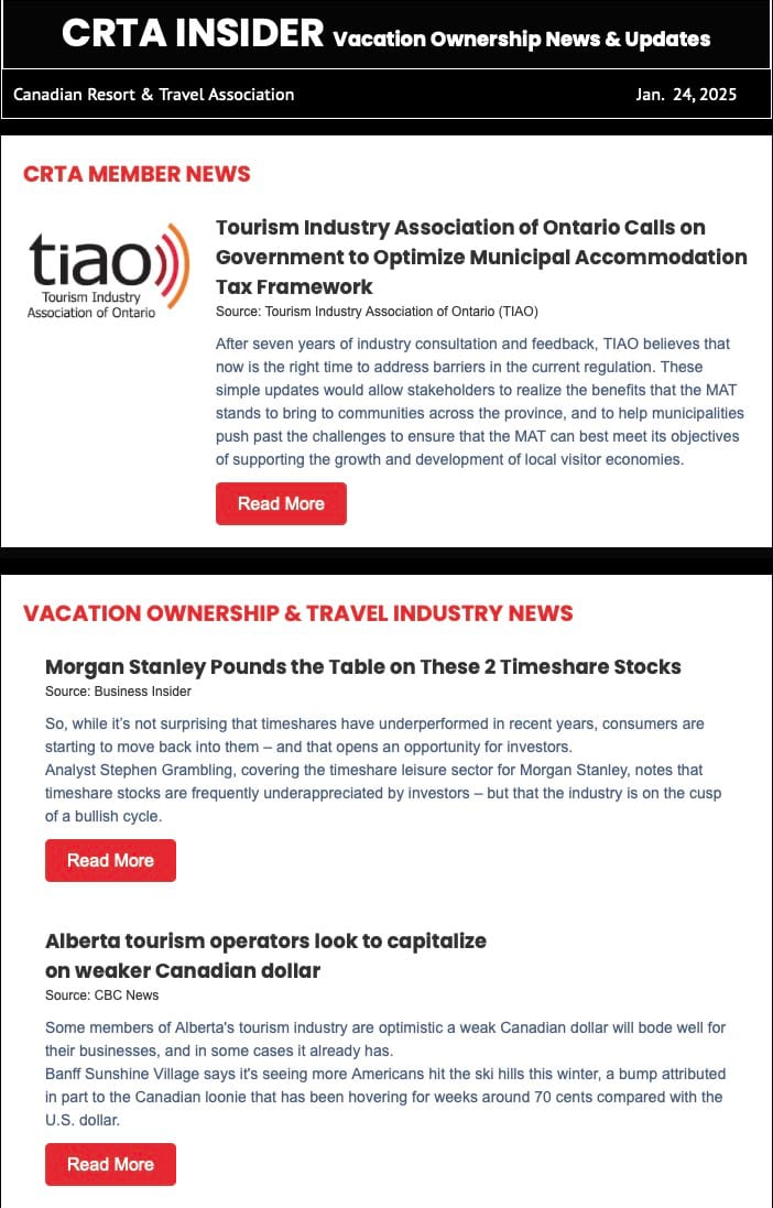 CRTA Weekly Insider Jan. 24, 2025