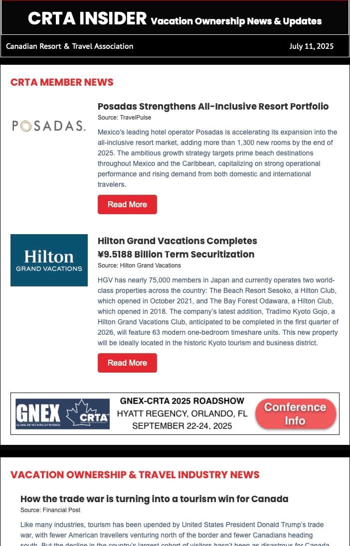 CRTA Weekly Insider July 11, 2025