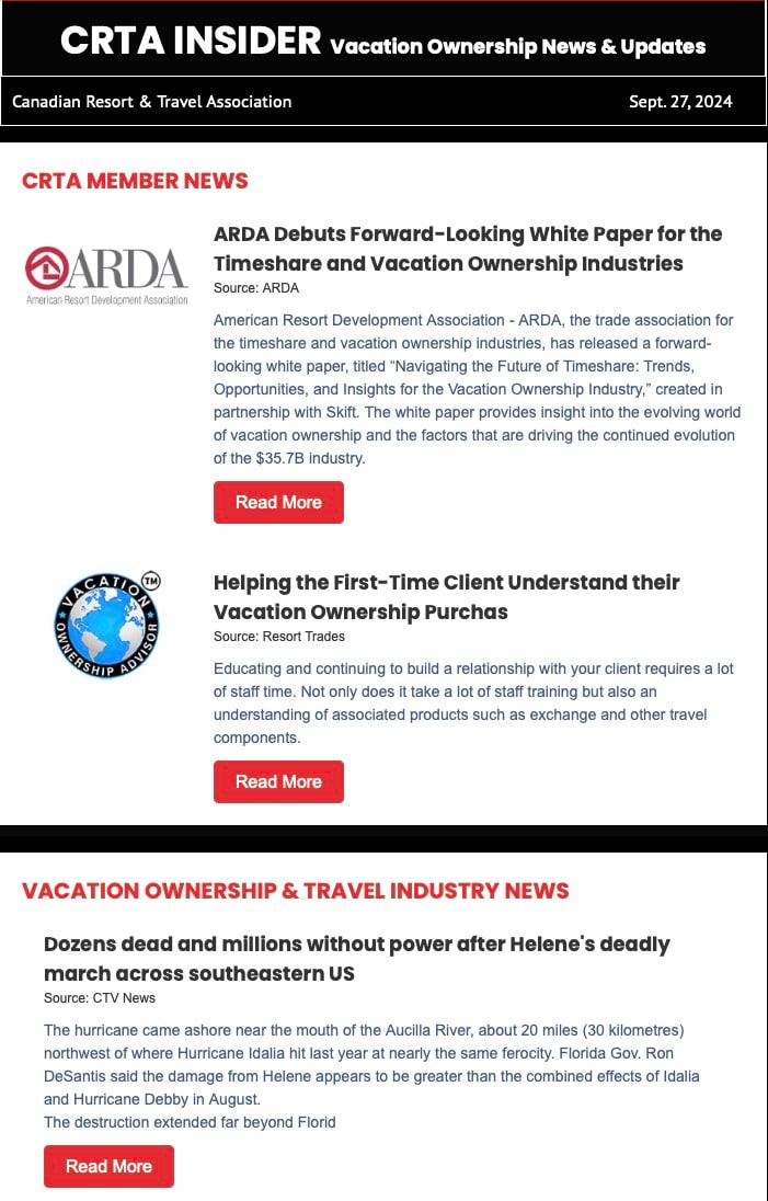 CRTA Weekly Insider Sept 27, 2024